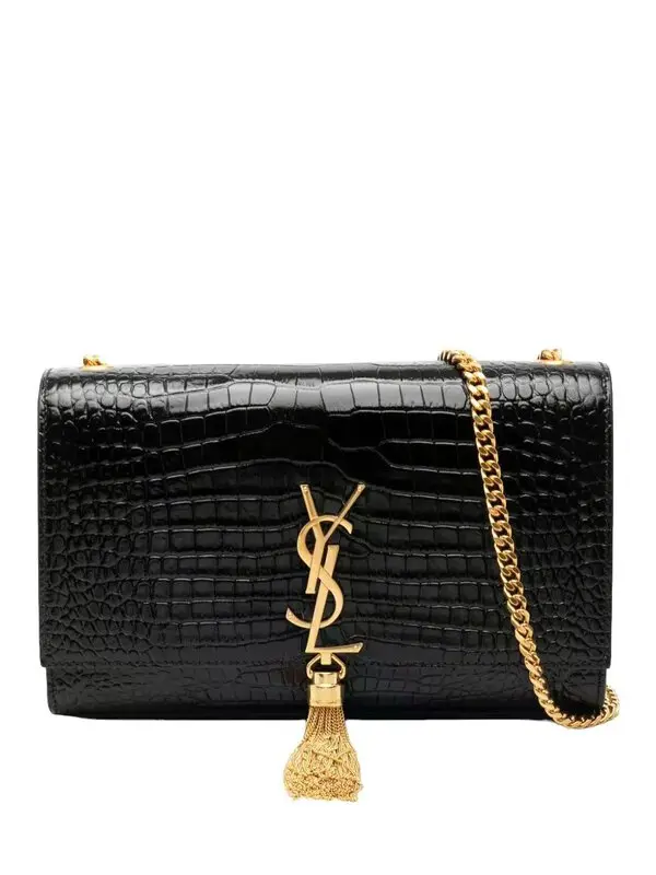 Saint Laurent Monogram Kate Crossbody Bag - Black