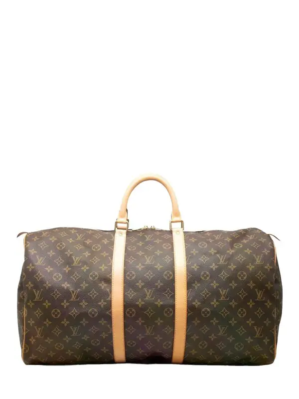LOUIS VUITTON Keepall 55 Travel Bag - Brown