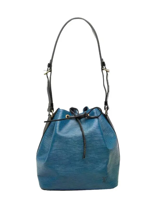 LOUIS VUITTON Epi Petit Bicolor Noe Bucket Bag - Black