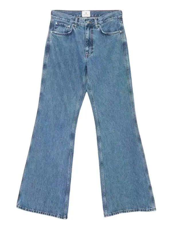 ANINE BING Wyatt Wide-leg Jeans - Blue