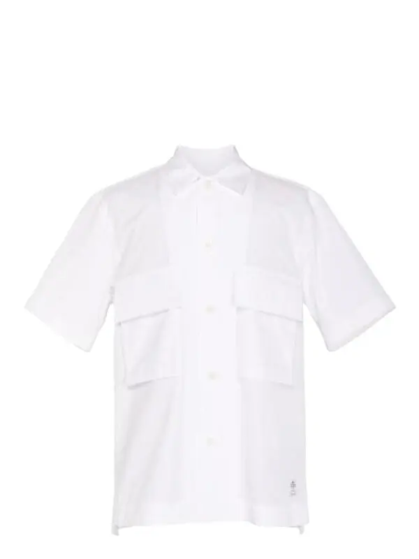 Sacai Short-sleeve Pocket Shirt - White