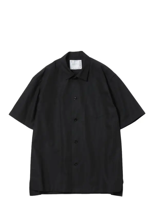 Sacai Short-sleeved Shirt - Black