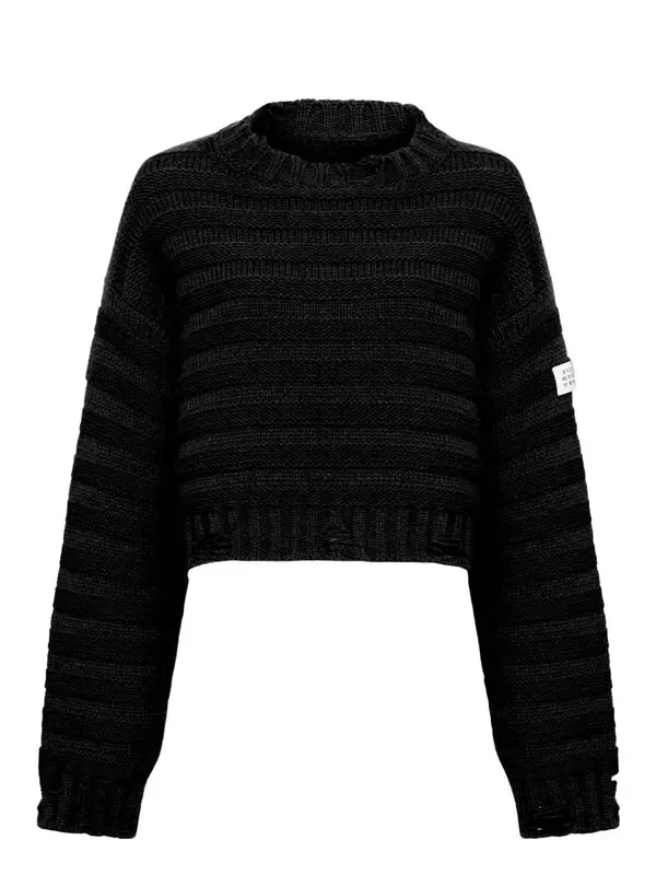 MAISON MARGIELA Distressed Jumper - Black