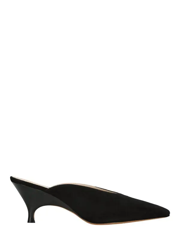 Le Monde Beryl Suede Petra Mules 65 - Black