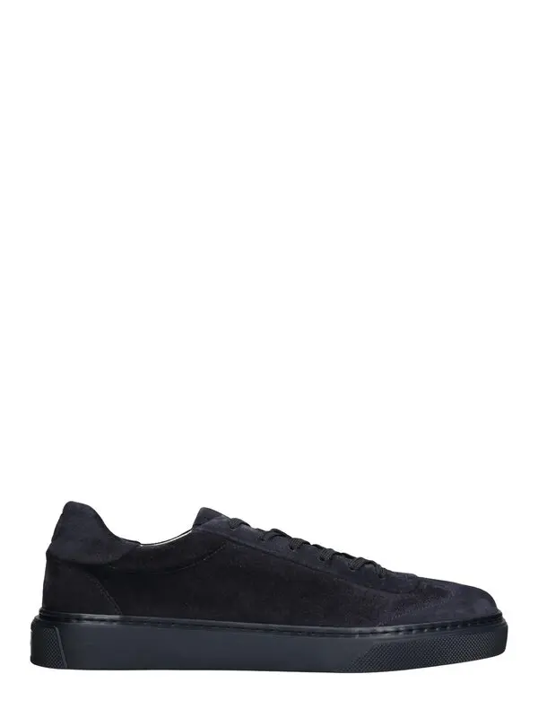 BORN OUTSIDE Suede Vibes Lace Up Sneakers - Navy