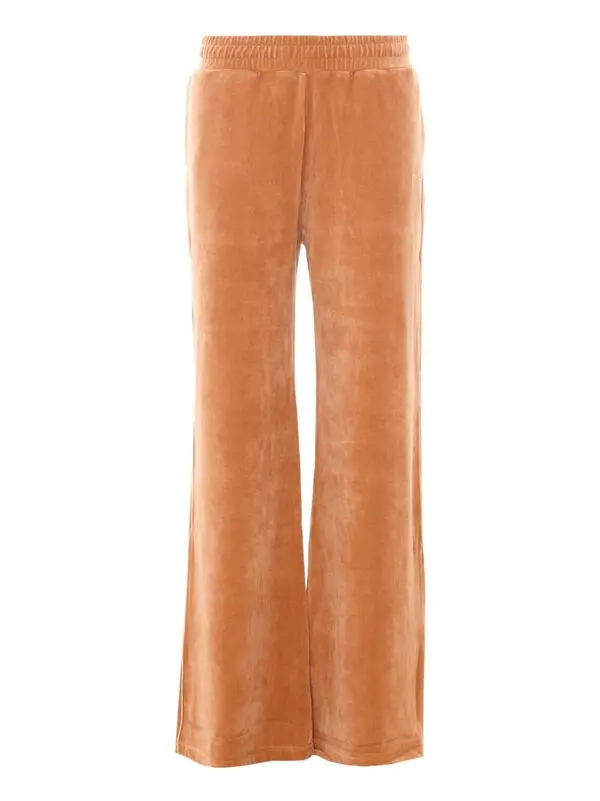 Chloé Elastic Waist Wide-leg Casual Pants - Brown