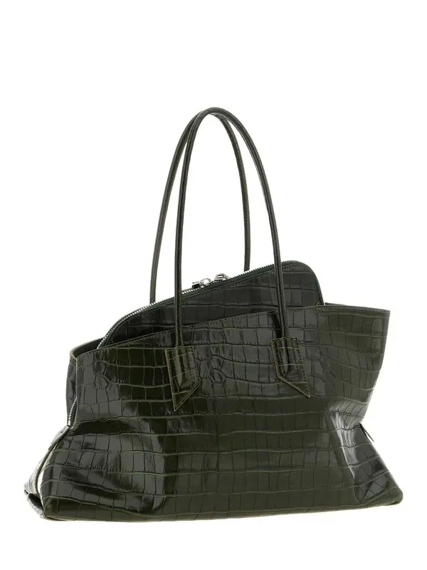 Attico La Passeggiata Medium Shoulder Bag - Black
