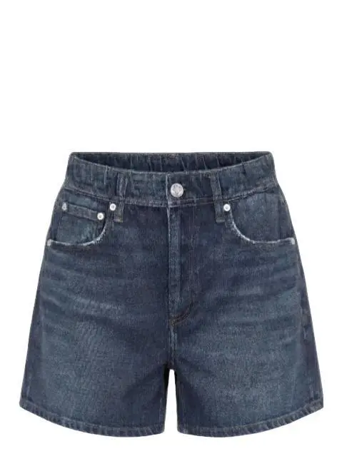 RAG  BONE Rag & Bone Belt Loop Denim Shorts - Black