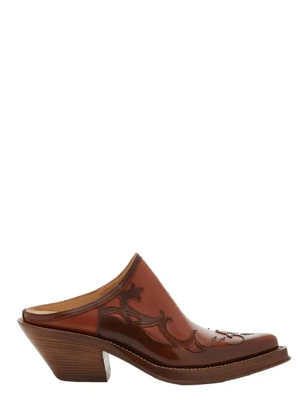 Gabriela Hearst Temperance Leather Mules - Brown
