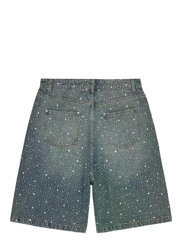 VALE FOREVER Crystal-embellished Shorts - Blue