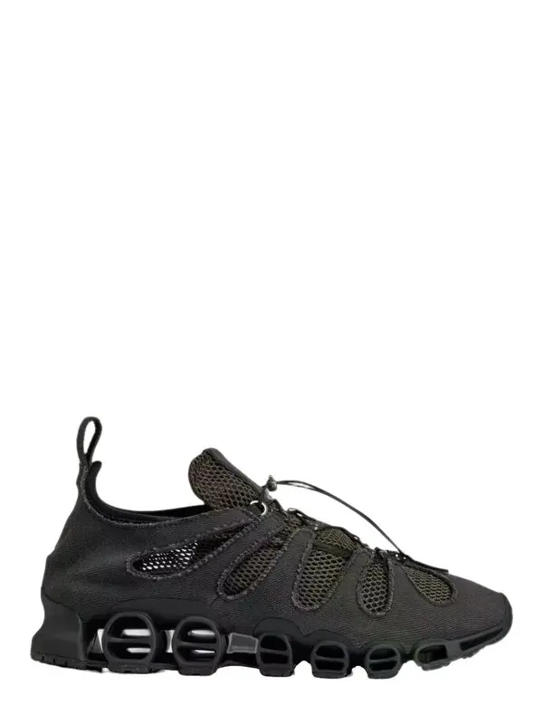 Adidas X Avavav Megaride Mesh-panelled Cut-out Sneakers - Black