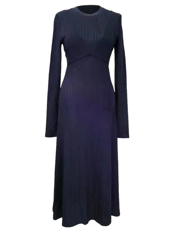 Altuzarra Masika Layered Jersey Dress - Blue