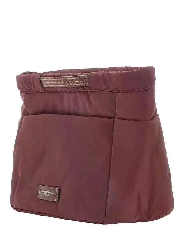 GIANNI CHIARINI Leather Clutch Bag - Red