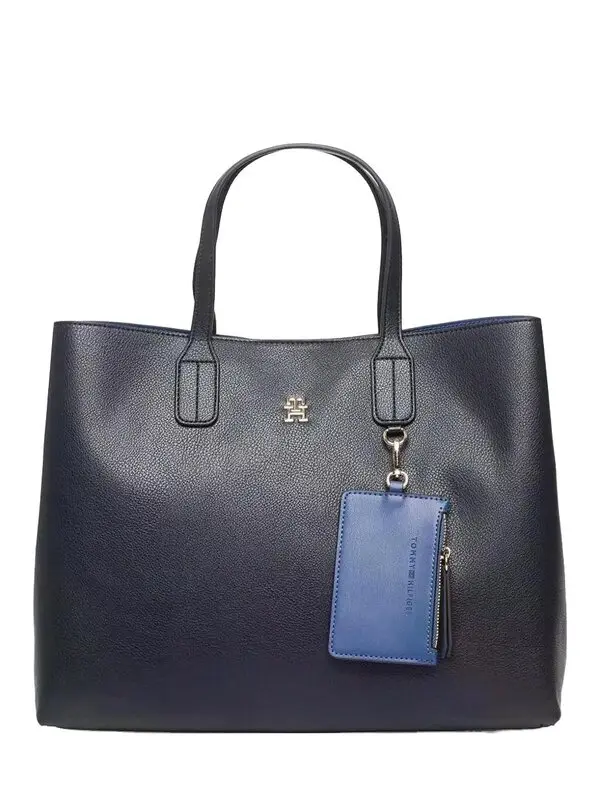 Tommy Hilfiger Monogram Trim Tote Bag - Blue