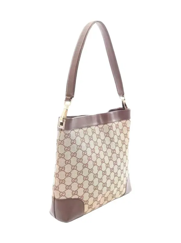 Gucci Monogram Shoulder Bag - Neutrals