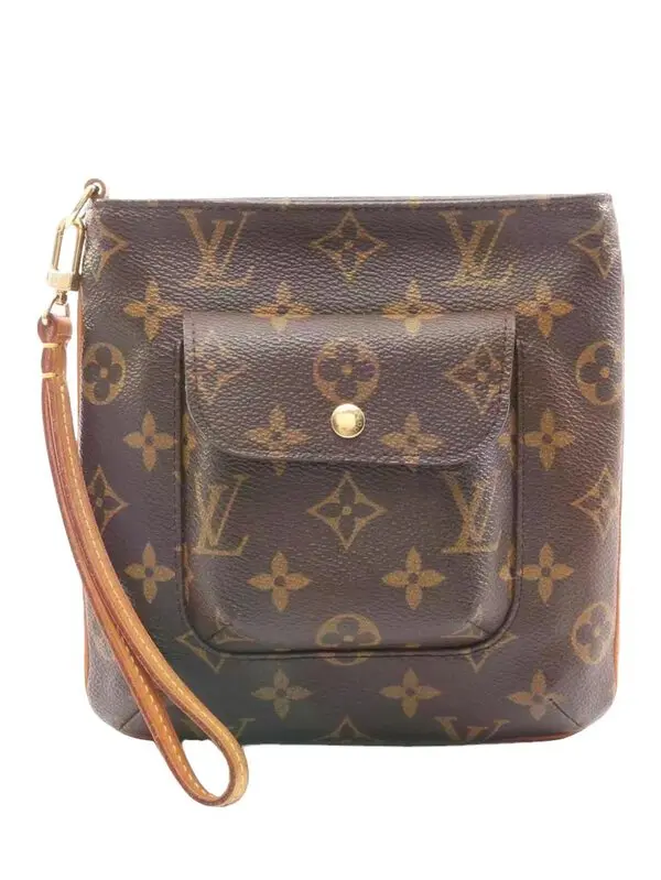 LOUIS VUITTON Monogram Canvas Pouch - Brown