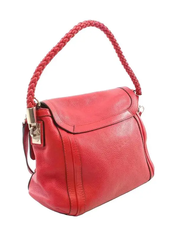 Gucci Bella Leather Tote Bag - Red