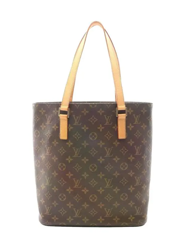 LOUIS VUITTON Monogram Canvas Vivian Gm Tote Bag - Brown