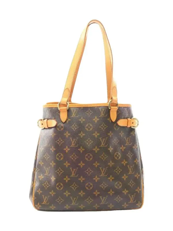 LOUIS VUITTON Monogram Batignolles Vertical Tote Bag - Brown
