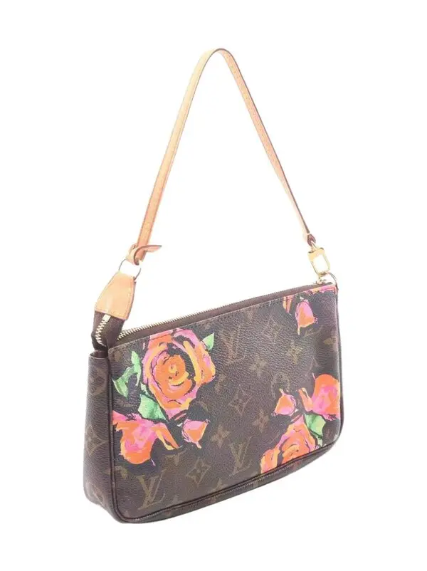 LOUIS VUITTON X Stephen Sprouse Pochette Accessoires Monogram Rose - Brown