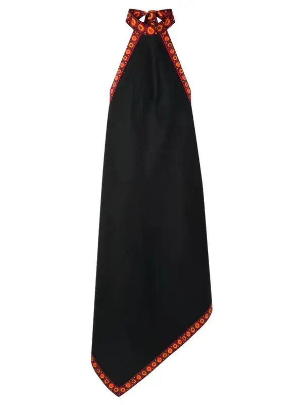 Emilio Pucci Halterneck Cotton Dress - Black