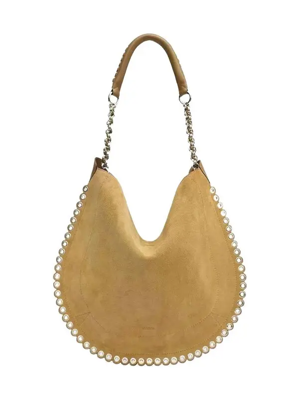 Isabel Marant Étoile Oskan Eyelet Shoulder Bag - Neutrals