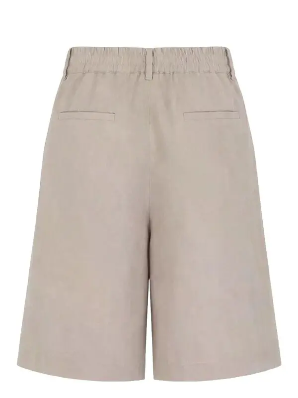 MOORER Pleated Shorts - Neutrals