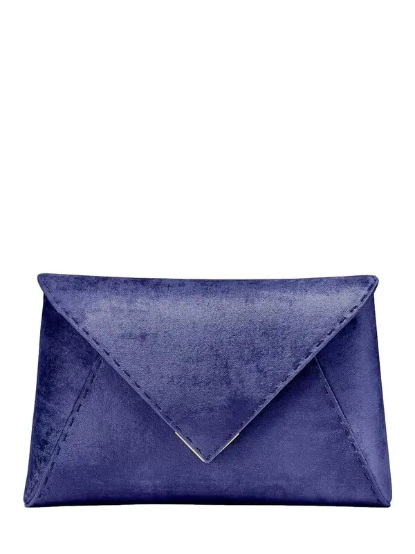 Tyler Ellis Lee Pouchet Envelope Clutch Bag - Blue