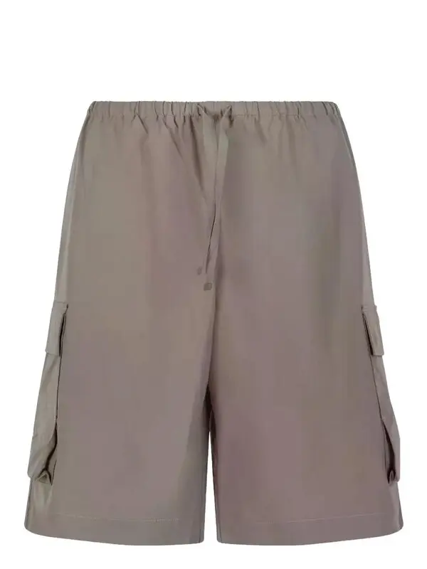 Herno Elasticated-waist Cargo Shorts - Neutrals
