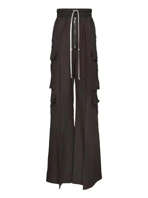 Rick Owens Drawstring Cargo Pants - Brown