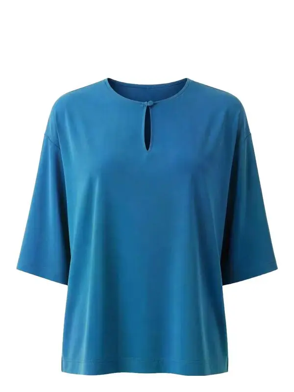 Max Mara Short Sleeve Blouse - Blue
