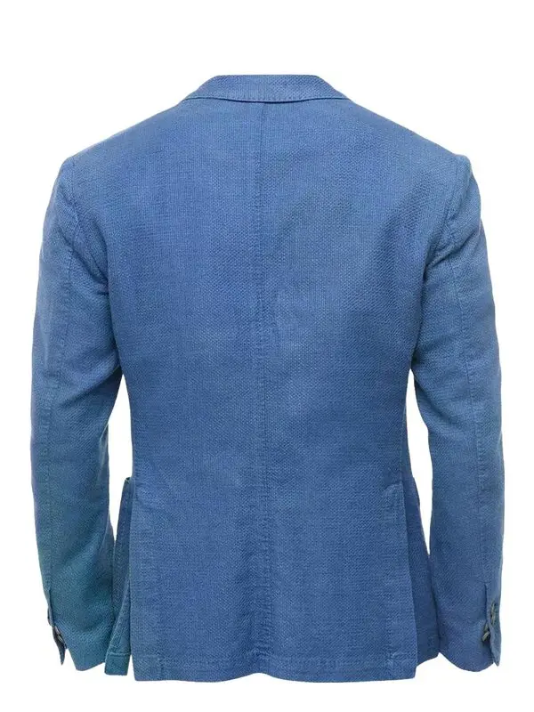 Corneliani Notched-lapel Single-breasted Blazer - Blue