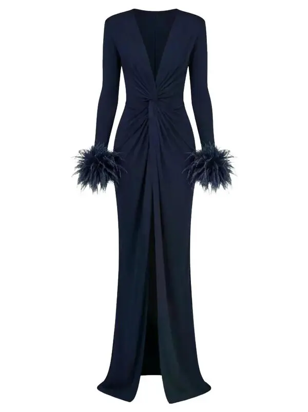 THE ARCHIVIA The Archvia Amber Ares Maxi Dress - Blue