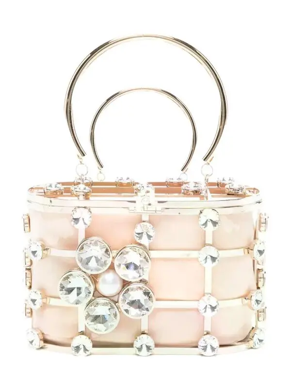 Rosantica Mini Holli Matera Crystal-embellished Tote Bag - Gold