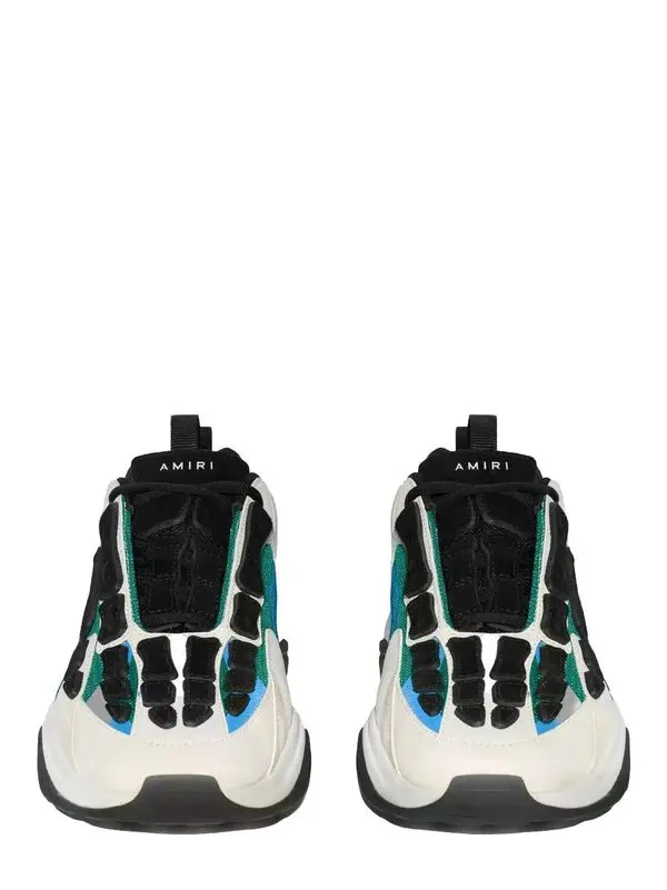 Amiri Bone Runner Panelled Sneakers - Black
