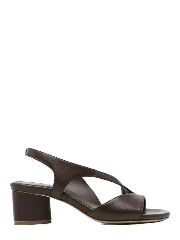 VIC MATIE Baron Slingback Sandals - Brown