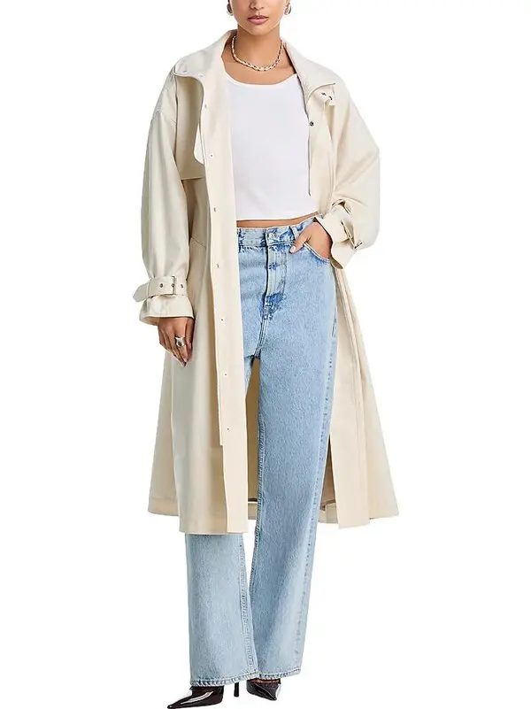FRAME The Field Trench Coat - Ecru