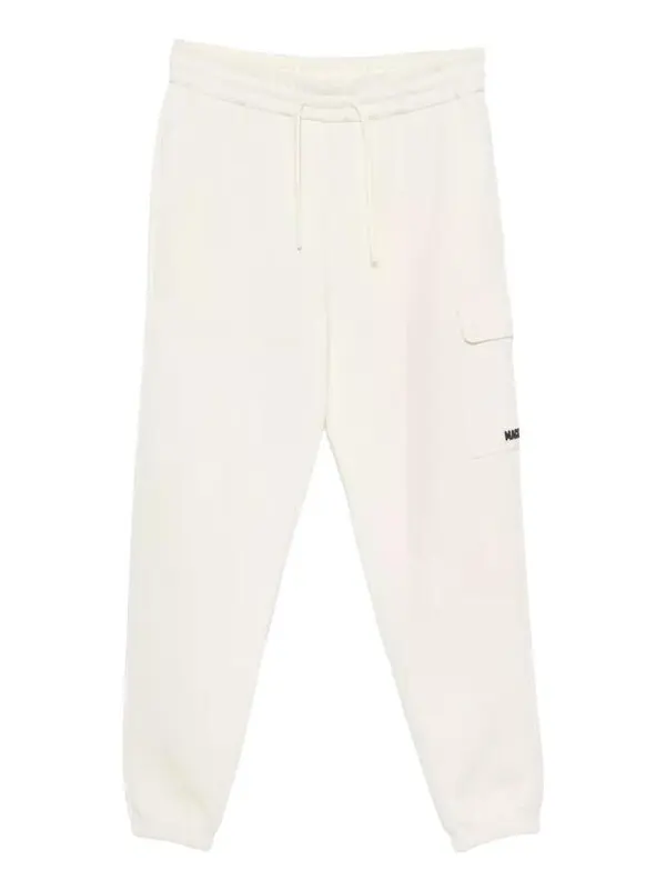 Mackage Marvin-r Logo-patch Track Pants - Neutrals