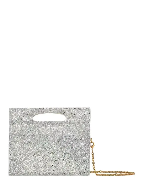 Tyler Ellis Mini Stella Crystal-embellished Tote Bag - Silver