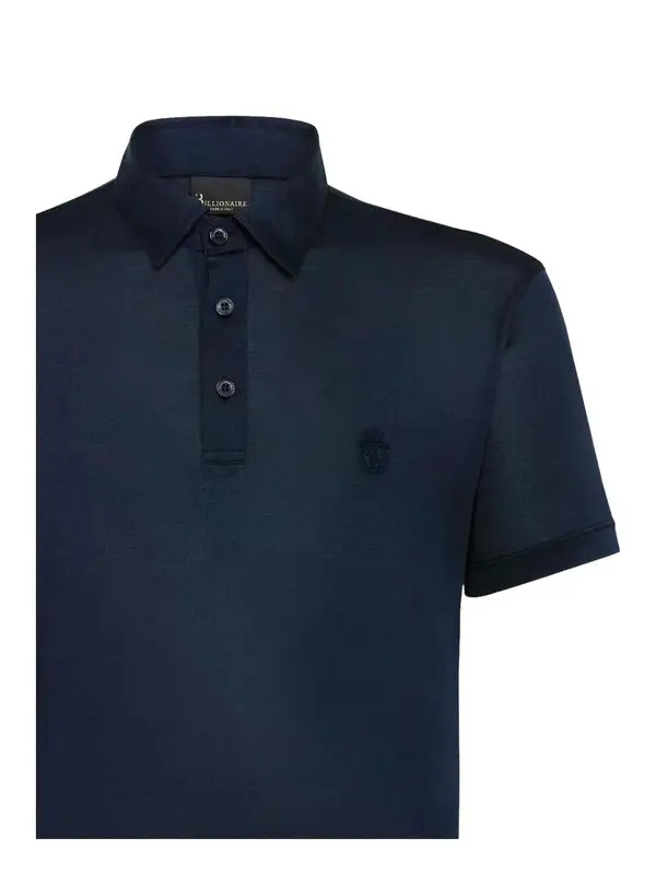 BILLIONAIRE Double B Polo Shirt - Blue