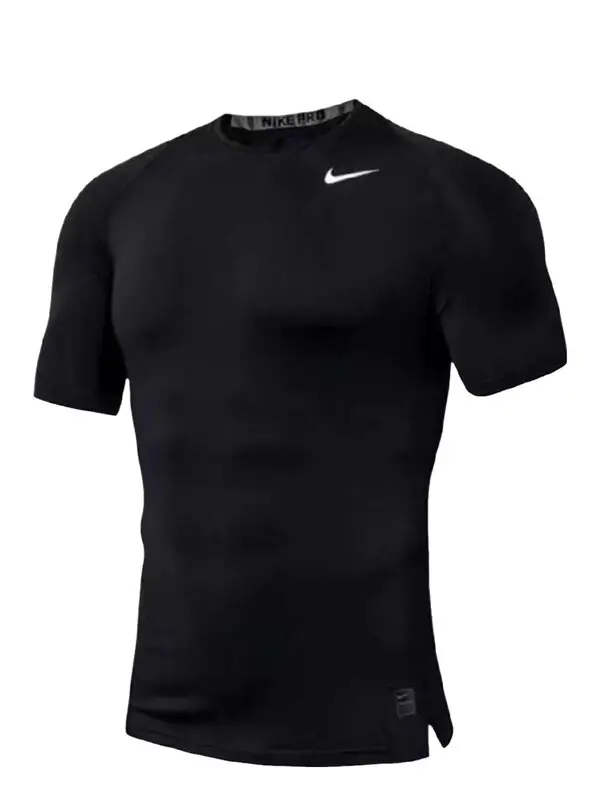 Nike Hypercool Compression Short Sleeve T-shirt - Black/multi-color