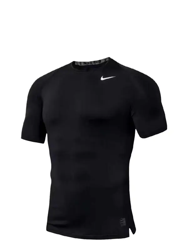 Nike Hypercool Compression Short Sleeve T-shirt - Black/multi-color