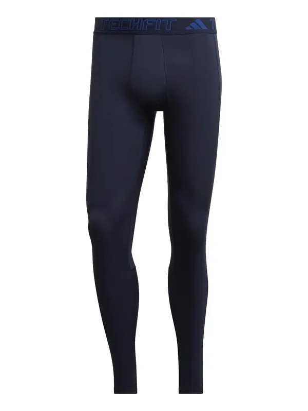 Adidas Techfit Training Long Tights Asia Sizing - Blue