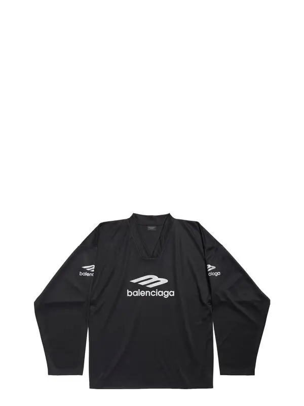 Balenciaga 3b Sports Icon Ski Long Sleeve T-shirt - Black