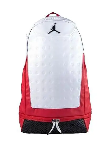 JORDAN Air Retro 13 Backpack - White/red