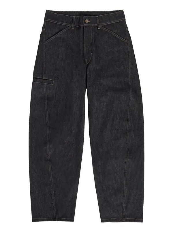 LEMAIRE Twisted Workwear Barrel-leg Denim Jeans - Dark Grey
