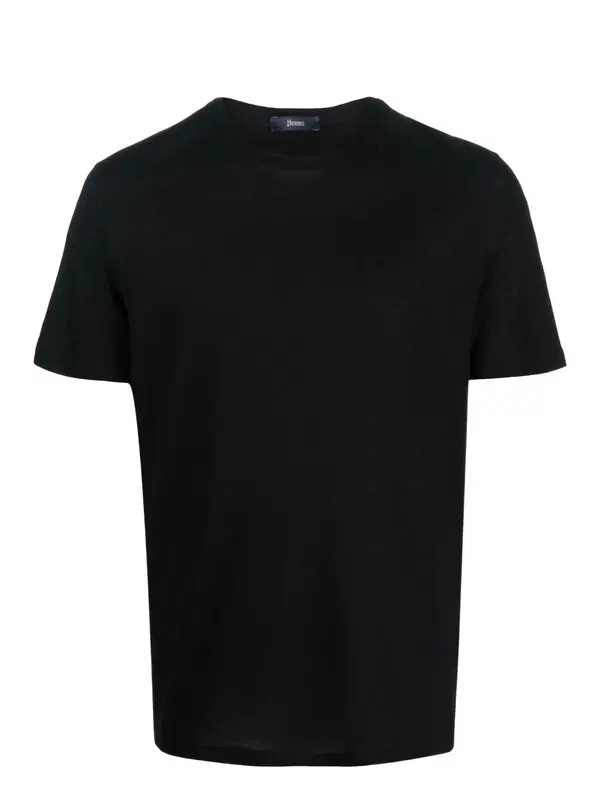 Herno Crewneck T-shirt - Black