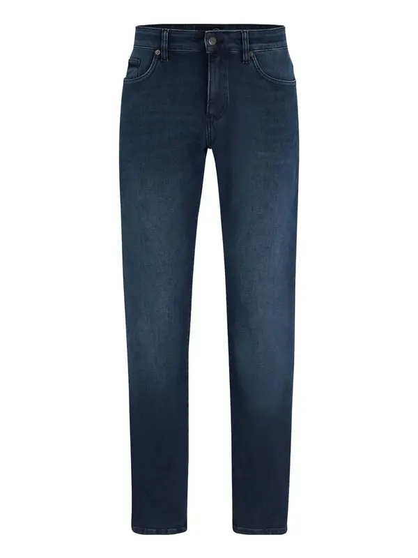 Hugo Boss Slim-fit Cotton Jeans - Blue