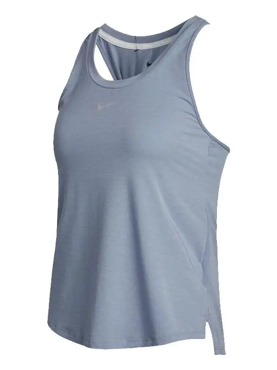 Nike Dri-fit One Luxe Standard Training Tank - Blue
