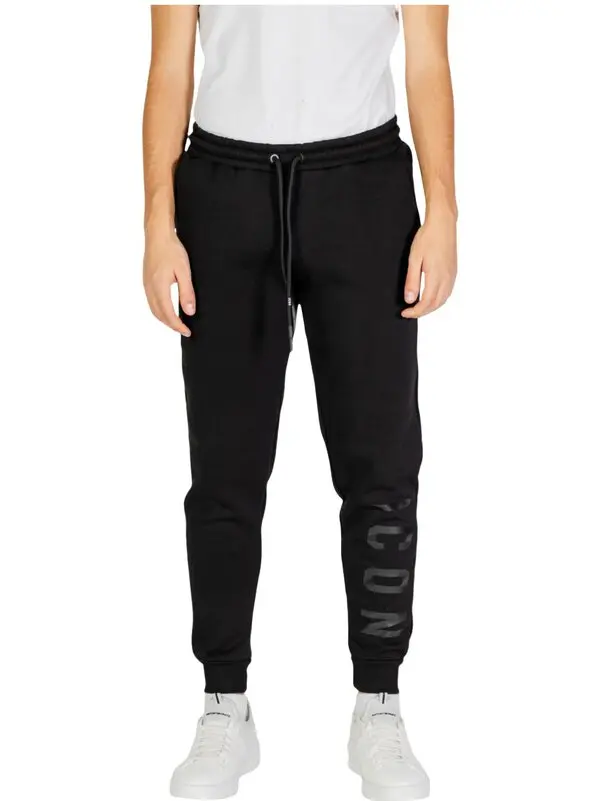 Icons Drawstring Sweatpants - Black